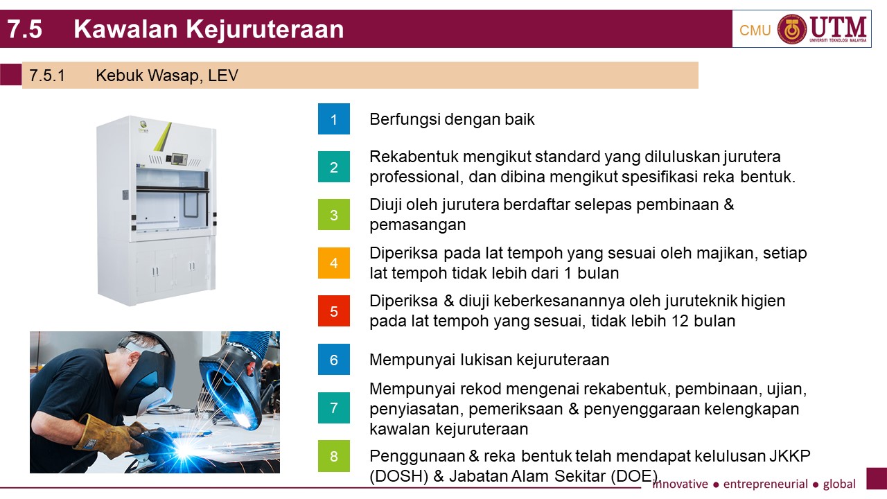 SAFETY & HEALTH AUDIT CHECKLIST | CHEMICAL MANAGEMENT UNIT