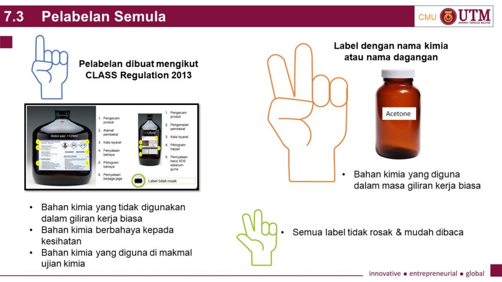 SAFETY & HEALTH AUDIT CHECKLIST | CHEMICAL MANAGEMENT UNIT